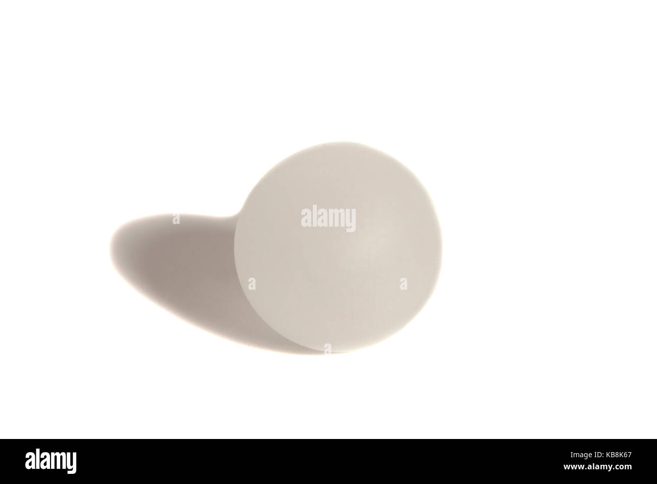 White ball isolated on a white background Stock Photo - Alamy