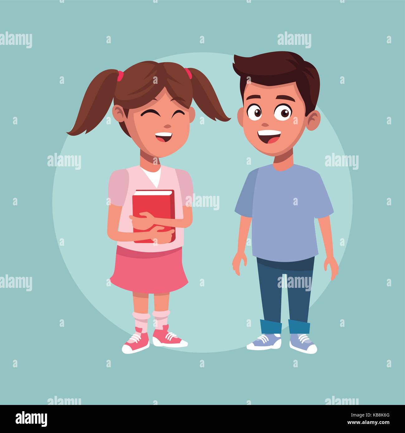 Student kids cartoon Stock Vector Image & Art - Alamy