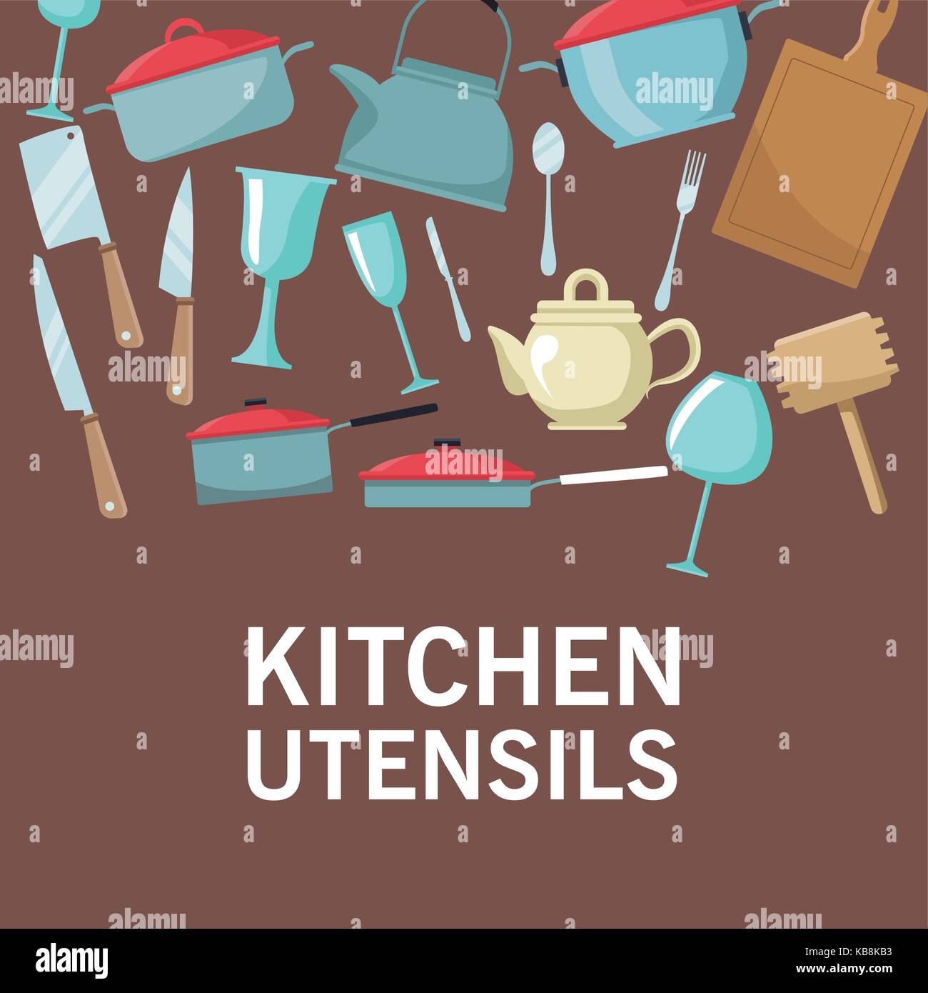 Kitchen utensils icons Stock Vector Image & Art - Alamy