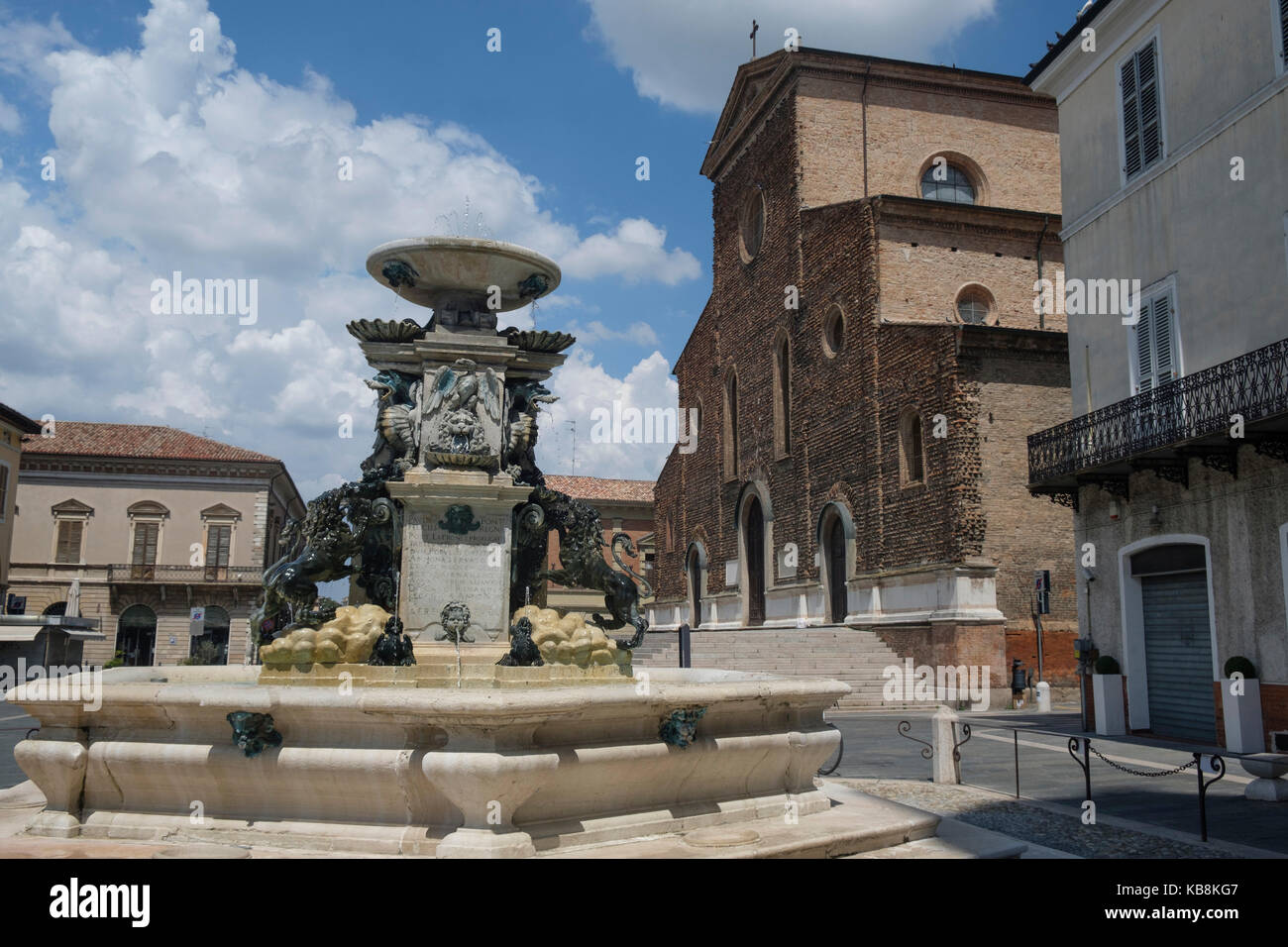 Faenza (Forli Cesena, Emilia Romagna, Italy): exterior of historic ...