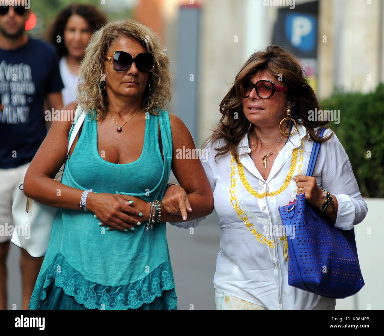 Patrizia Reggiani seen out and about in Milan after returning from her ...