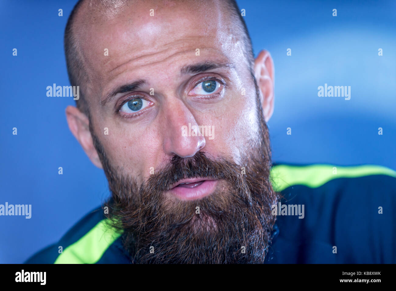 Bruno Saltor, captain of Brighton and Hove Albion FC, at the club's ...