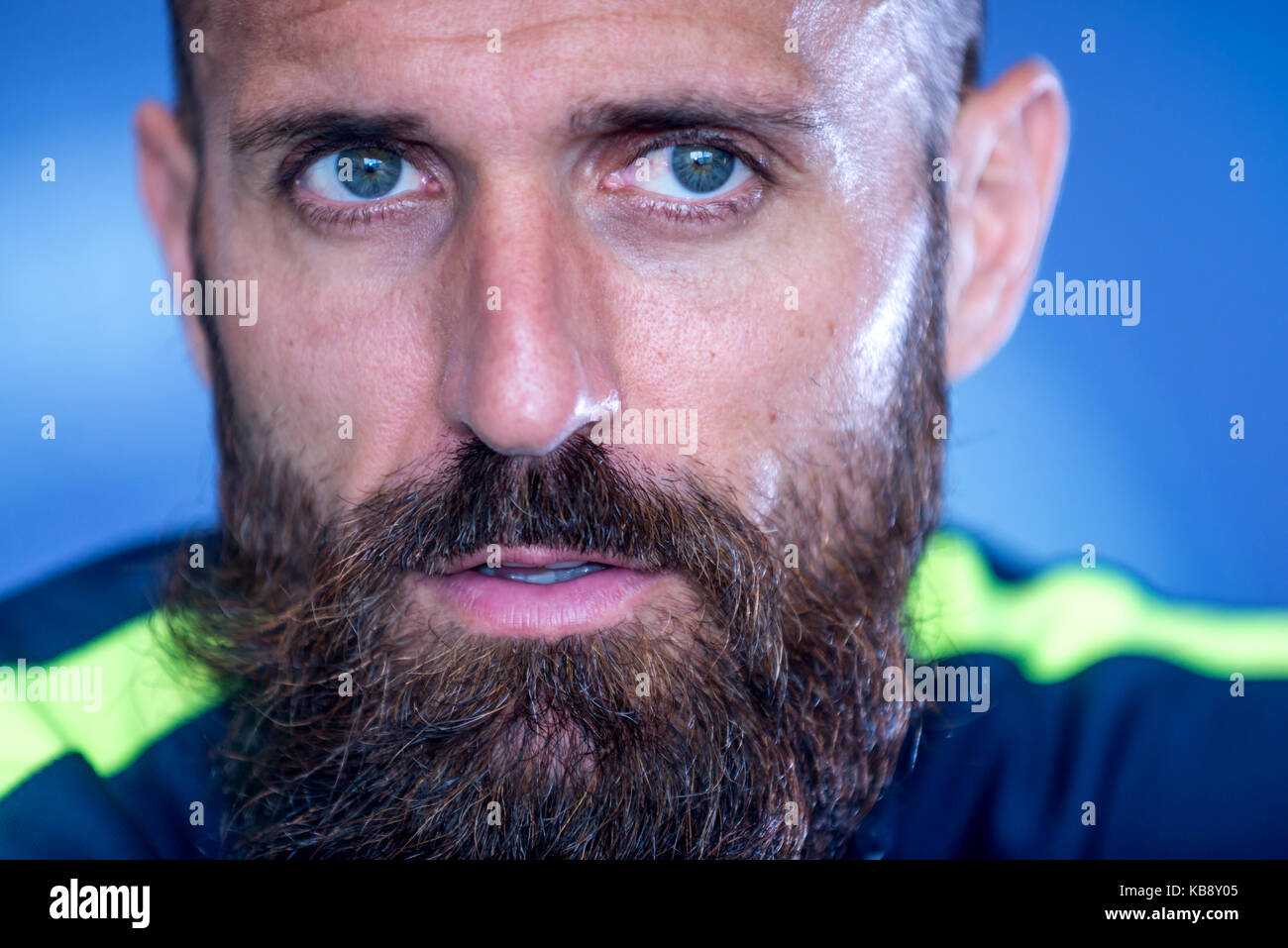Bruno Saltor, captain of Brighton and Hove Albion FC, at the club's ...