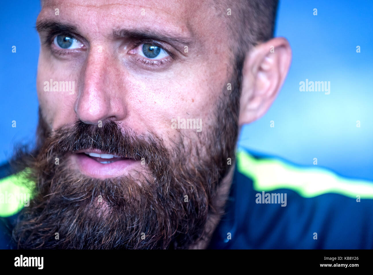Bruno Saltor, captain of Brighton and Hove Albion FC, at the club's ...