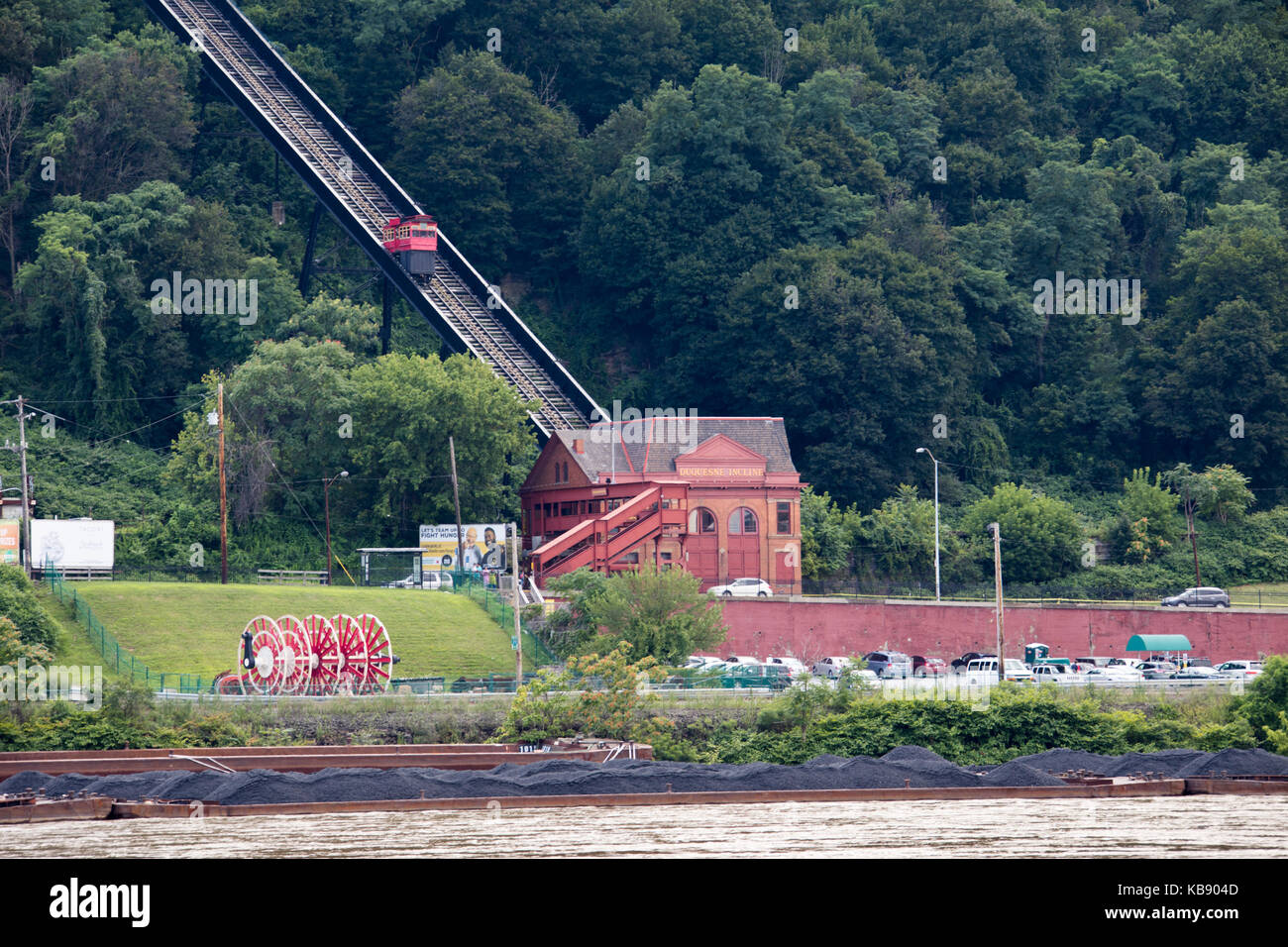 Duquesne Incline, South Side Pittsburgh, Pennsylvania, USA Stock Photo ...