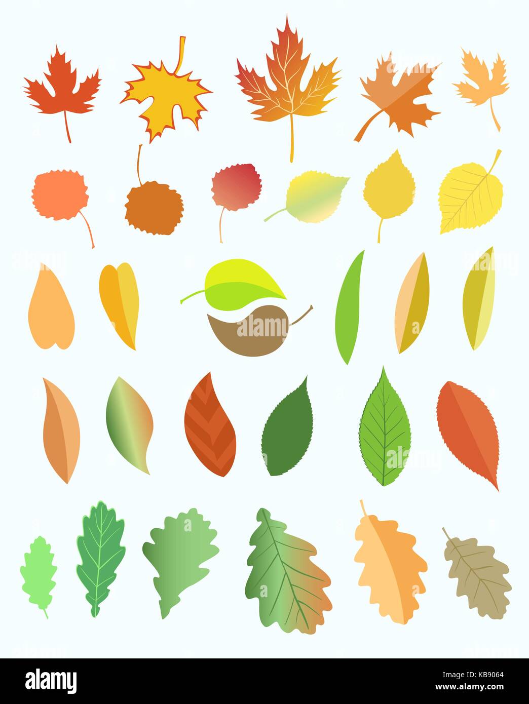 Color and season Stock Vector Images - Alamy