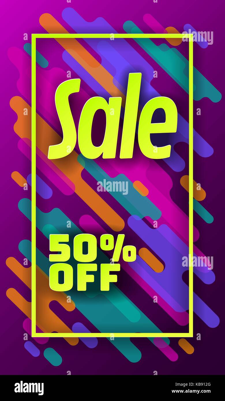 Poster dynamic design colorful Stock Vector Images - Alamy
