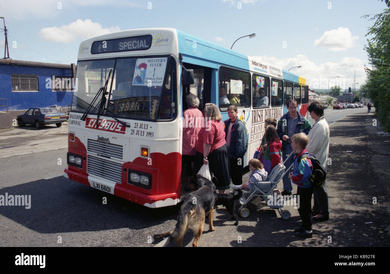 Better for Belfast 1993 Archive Citybus Ulster Bus Balloon Festival ...
