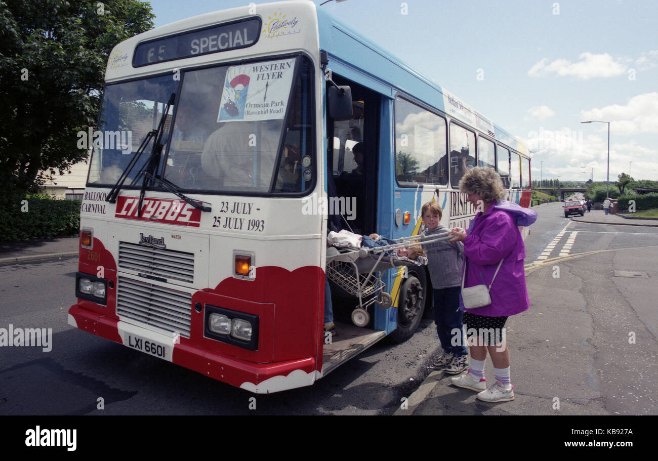 Better for Belfast 1993 Archive Citybus Ulster Bus Balloon Festival ...