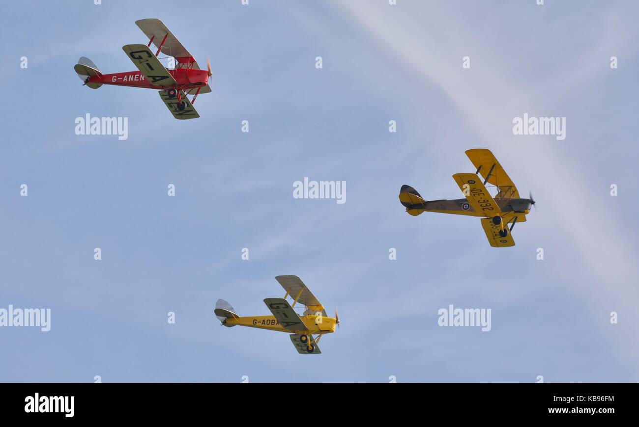 Tiger 9 Aeronautical Display Team Stock Photo - Alamy