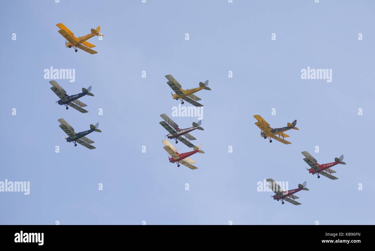 Tiger 9 Aeronautical Display Team Stock Photo - Alamy