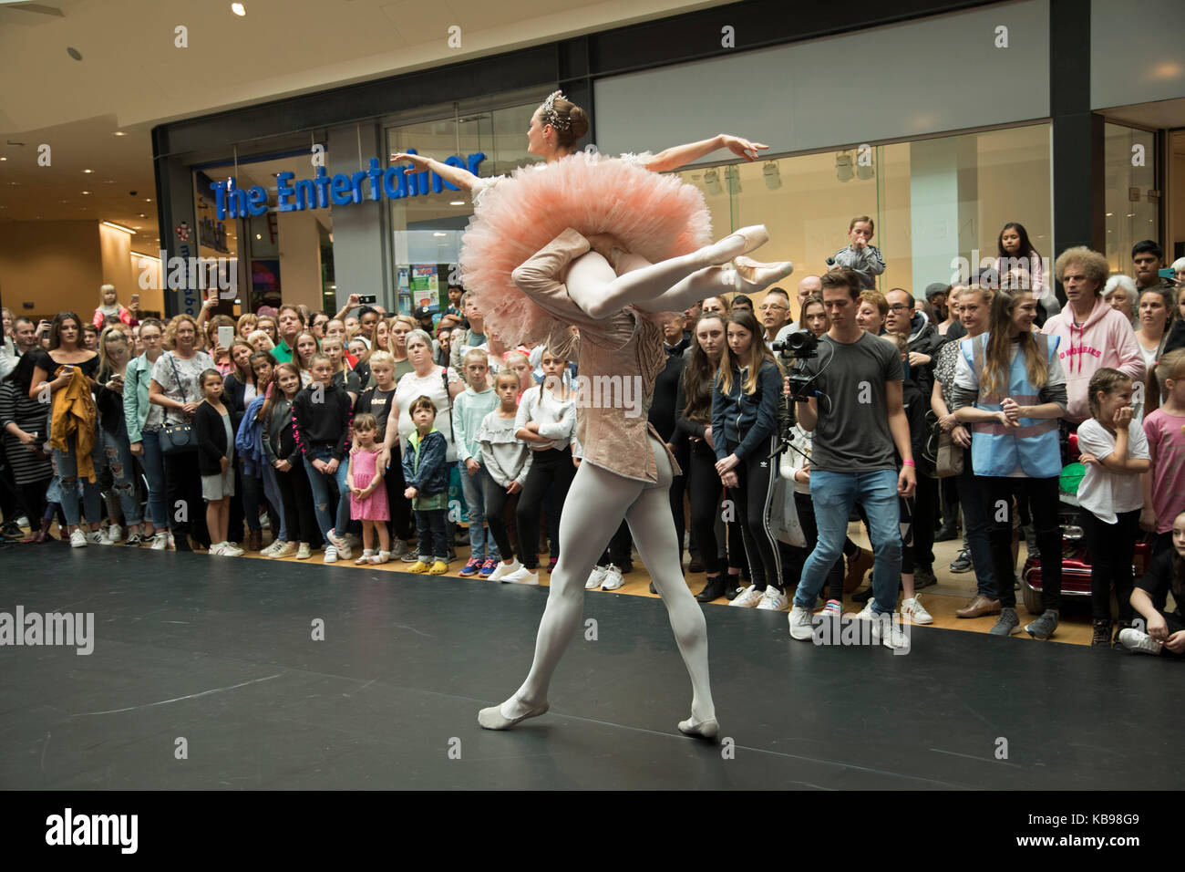 Members of the Birmingham Royal Ballet perform a section from The ...