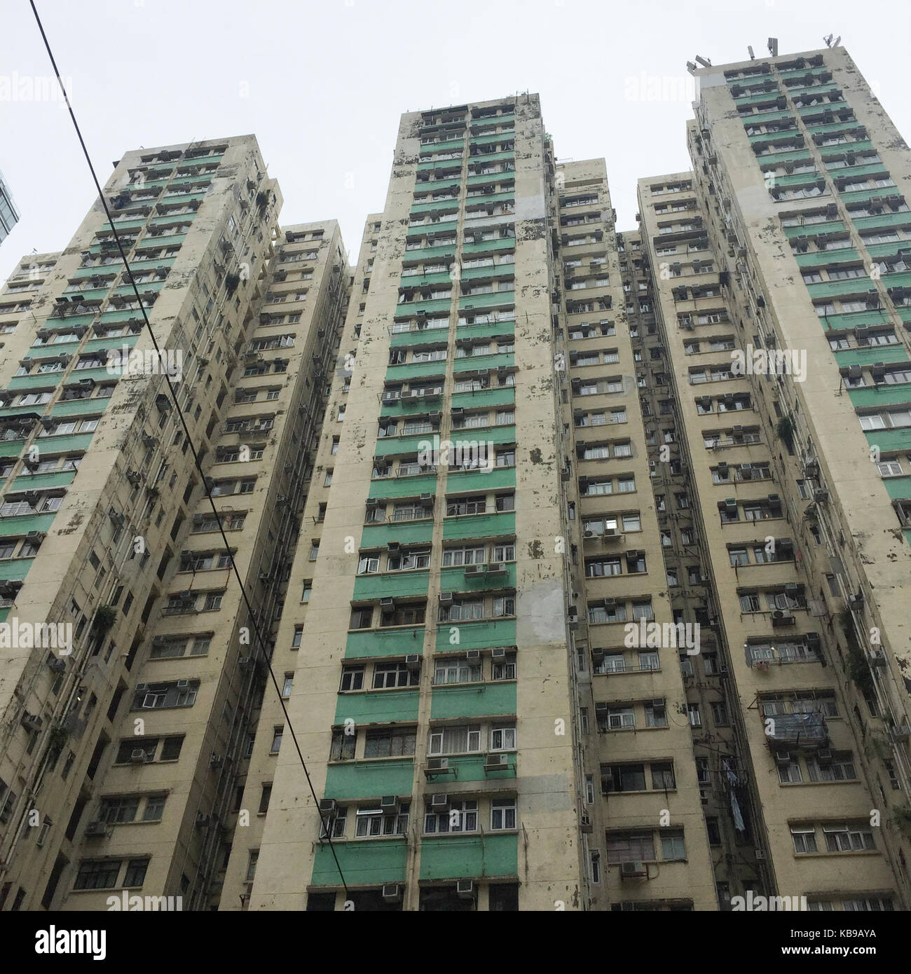 High Rise Flats, Hong Kong, Hong Kong Island Stock Photo - Alamy