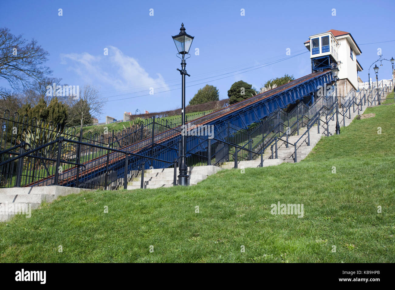 Victorian Cliff Lift at Southend-on-Sea, Essex, England Stock Photo - Alamy