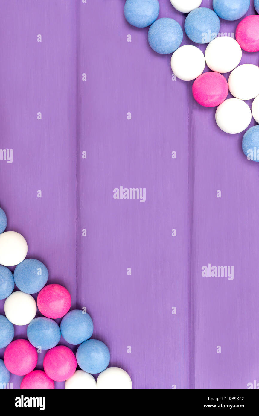 Colored chocolate coated candy Stock Photo - Alamy