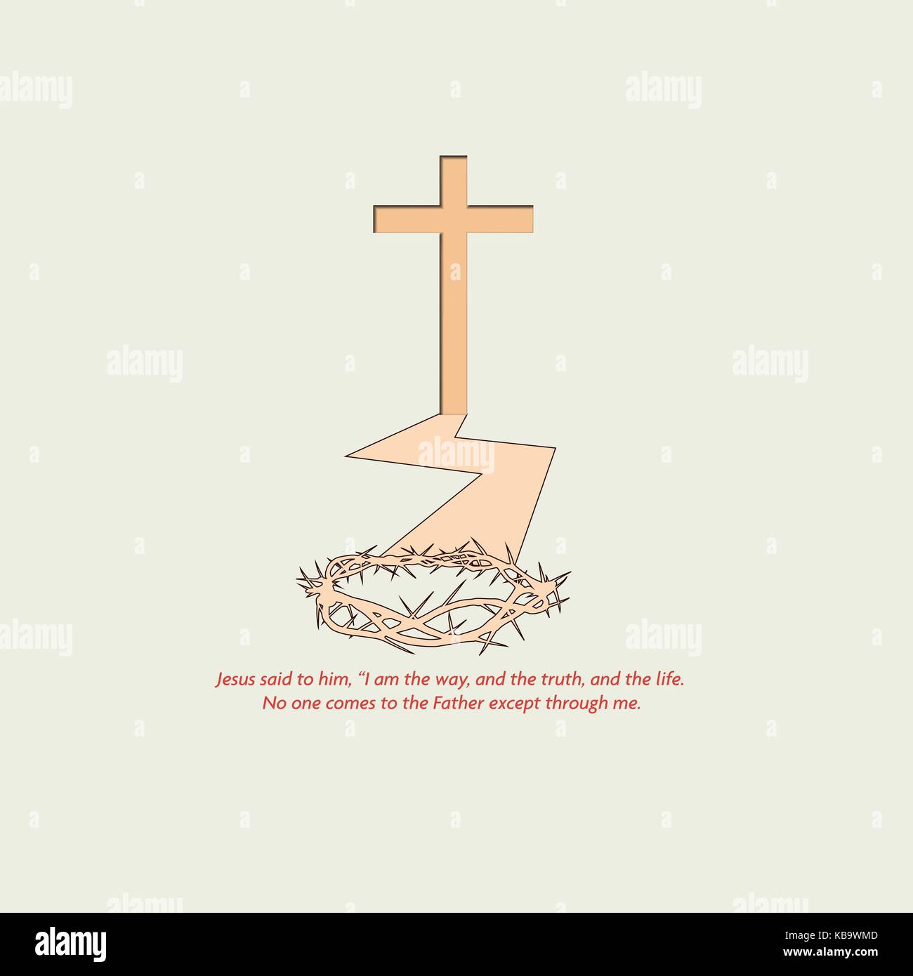 Jesus words Stock Vector Images - Alamy