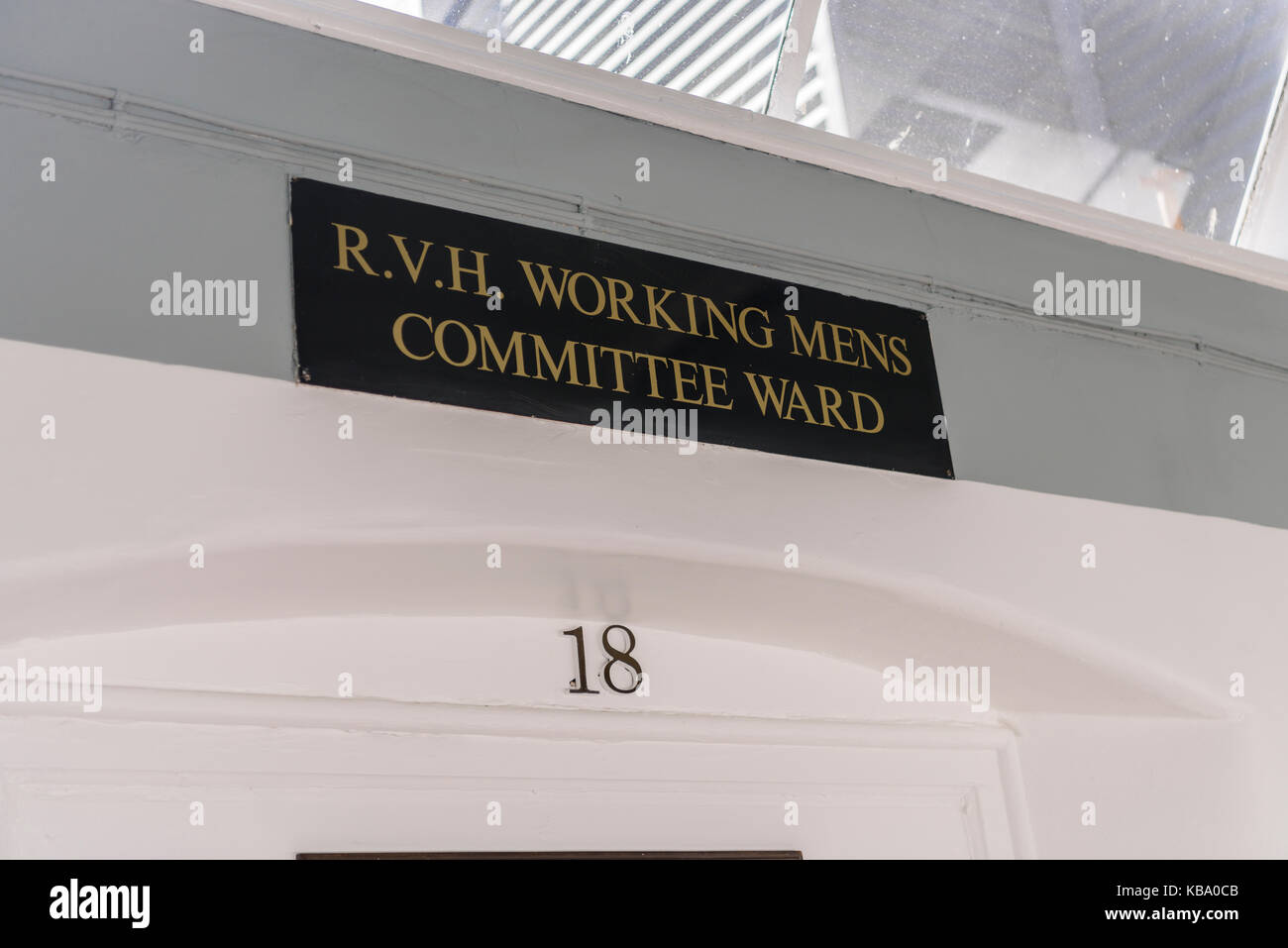 Ward 18 (RVH Working Mens' Committee Ward) at the oldVictorian corridor ...