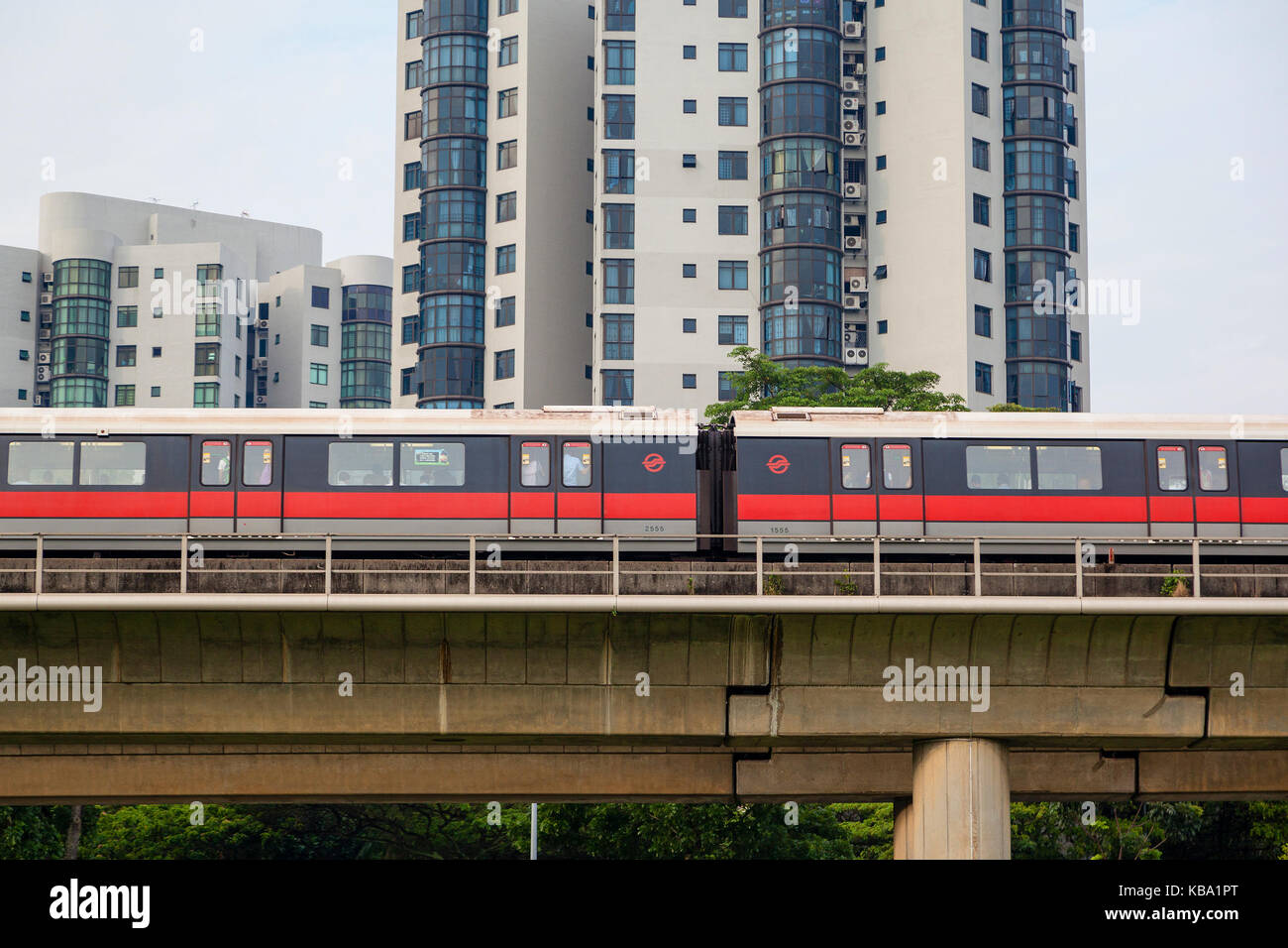 SINGAPORE - SEPTEMBER 11, 2017: Singapore's Mass Rapid Transit (SMRT ...