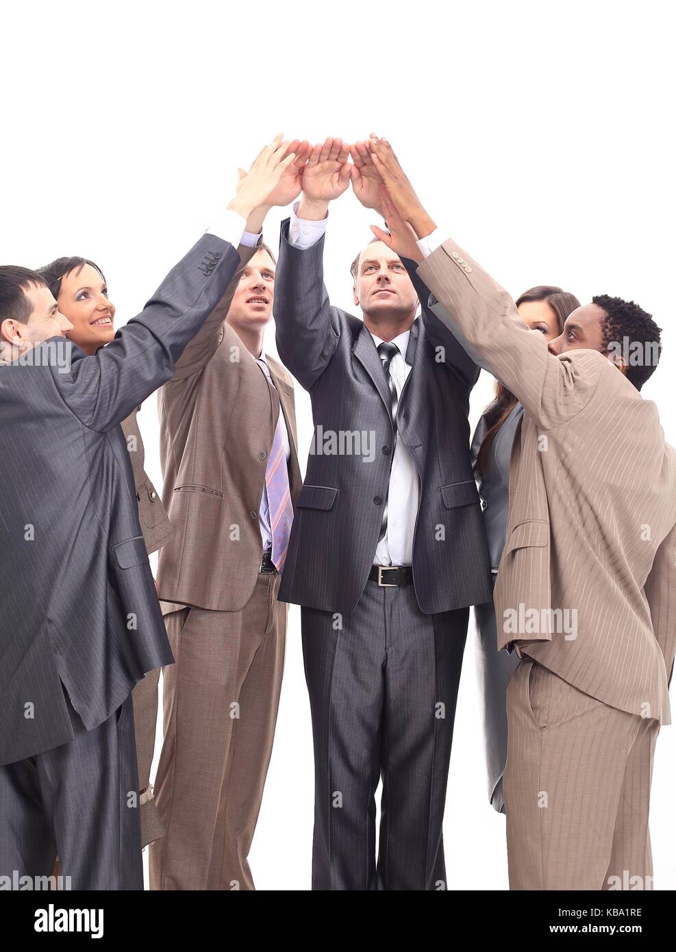 concept of victory. the winning business team Stock Photo - Alamy