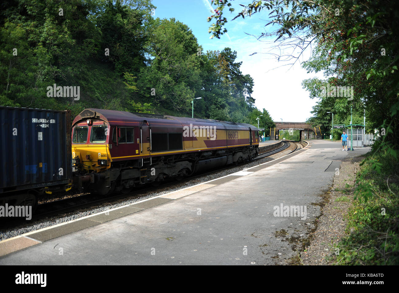 "66083" passing through Cogan Station with a Barry Docks - Alexandra ...