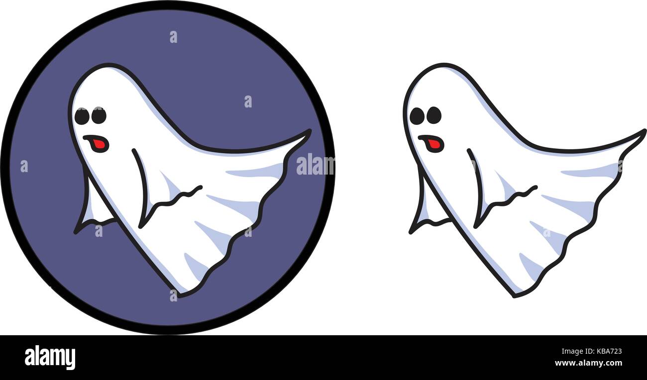 Ghost screaming holiday halloween Stock Vector Images - Alamy