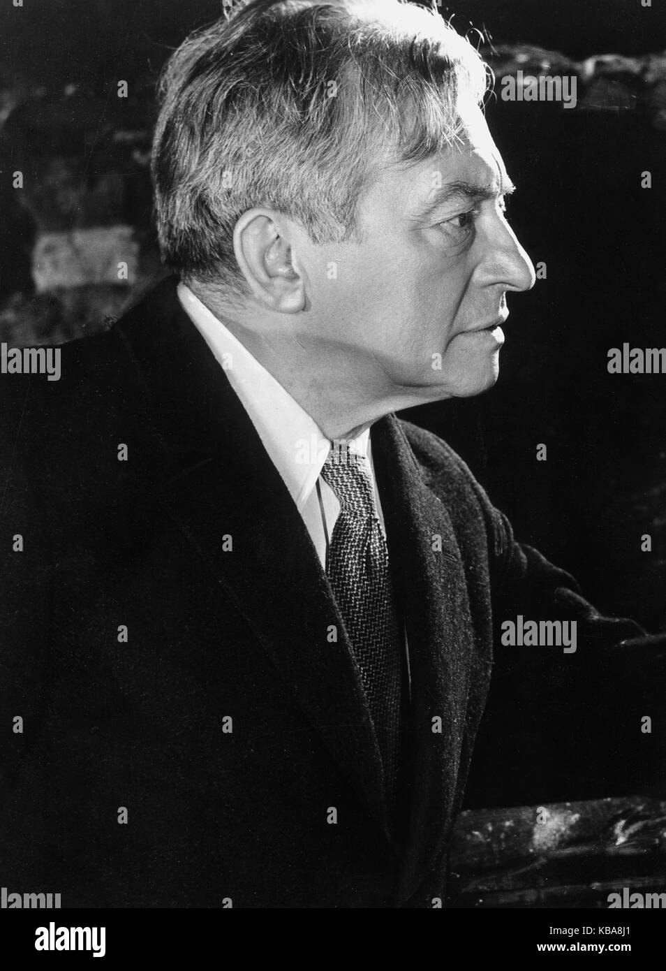 Der britische Theater- und Filmschauspieler Claude Rains ...