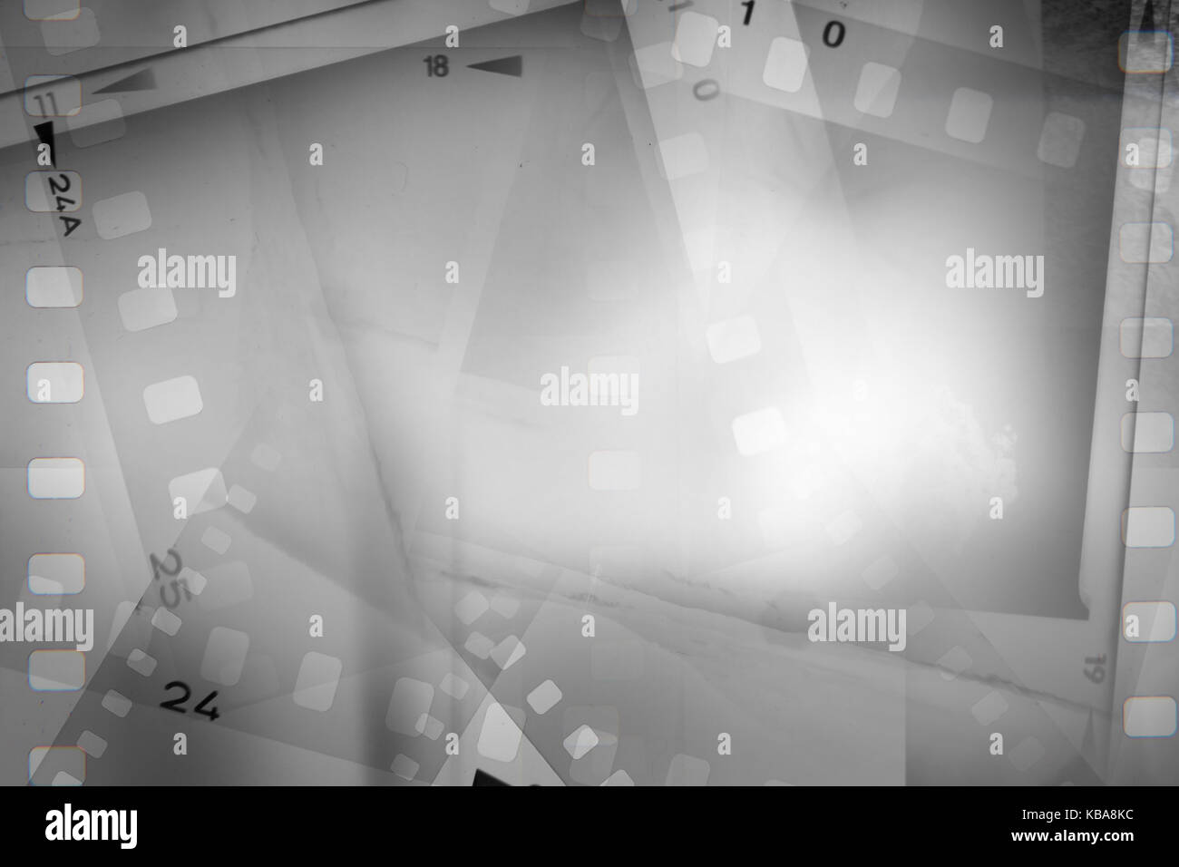 Overlapping film negative frames background Stock Photo - Alamy