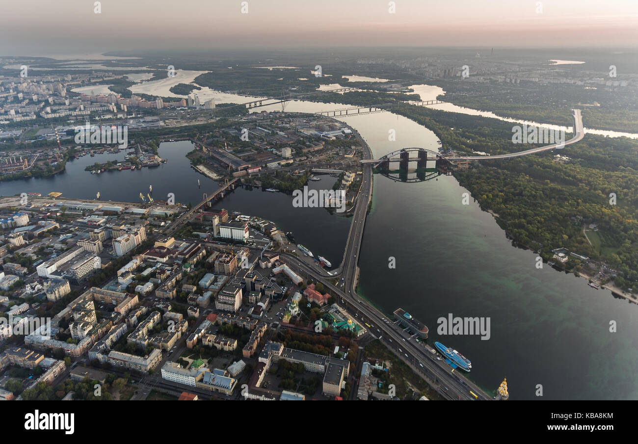 Green and beautiful center of Kiev, Ukraine Stock Photo - Alamy