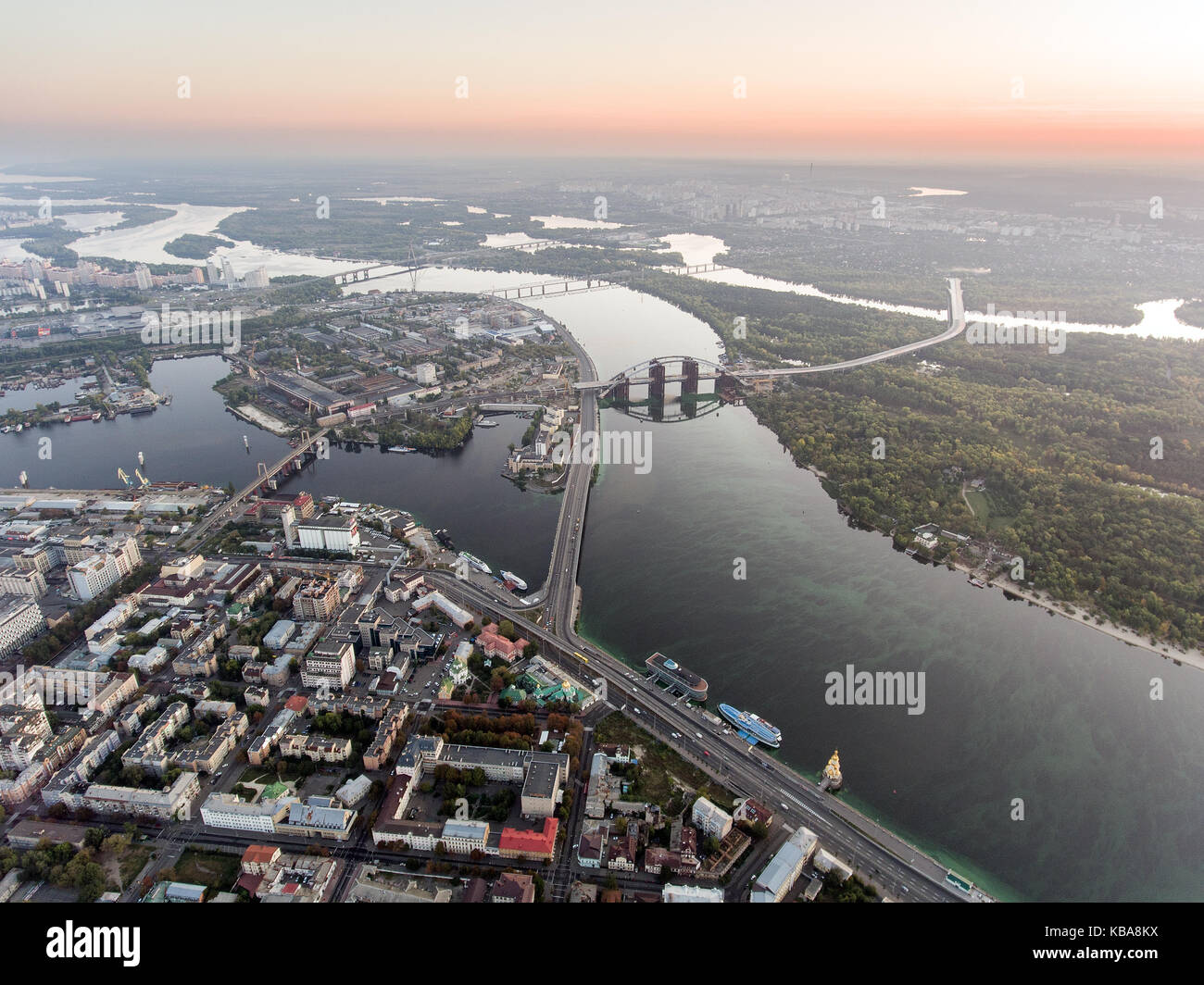 Green and beautiful center of Kiev, Ukraine Stock Photo - Alamy