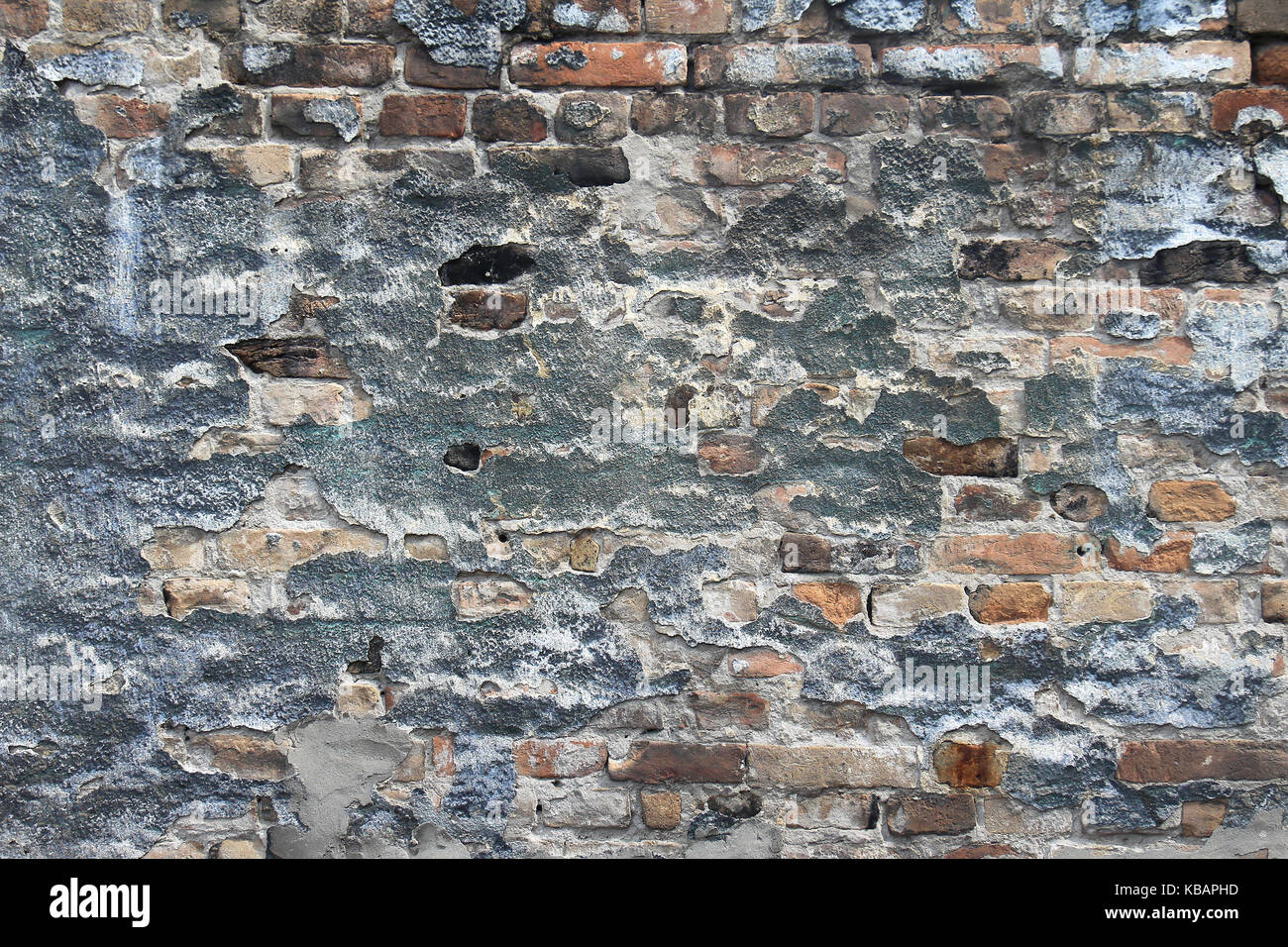 Grunge pattern of old decayed brick wall Stock Photo - Alamy