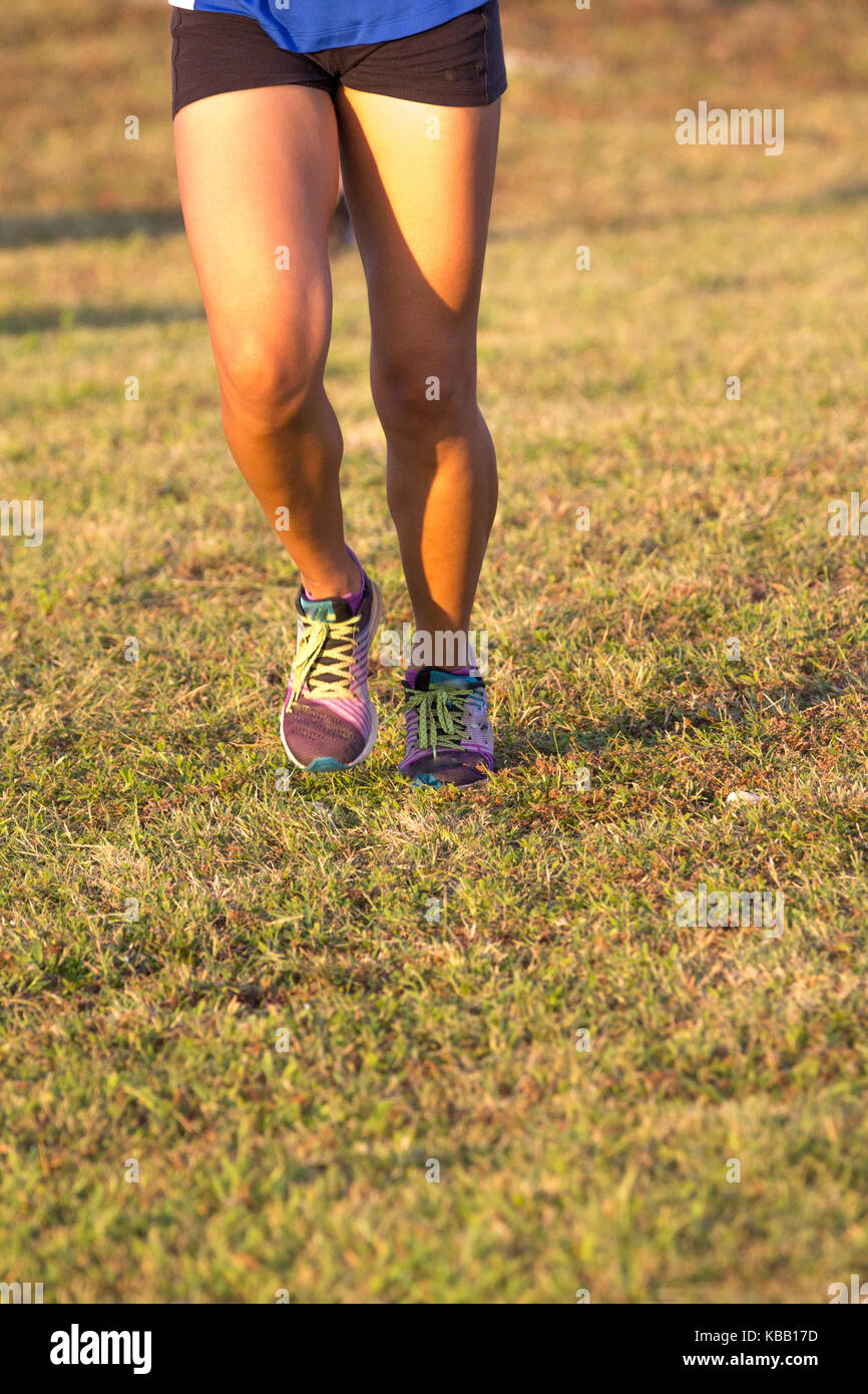 Runnning on grass hi-res stock photography and images - Alamy