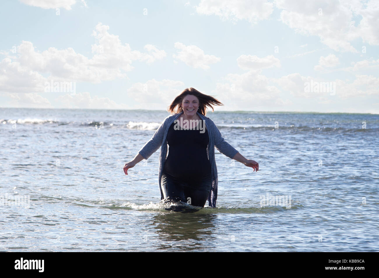Woman coming out water hi-res stock photography and images - Alamy