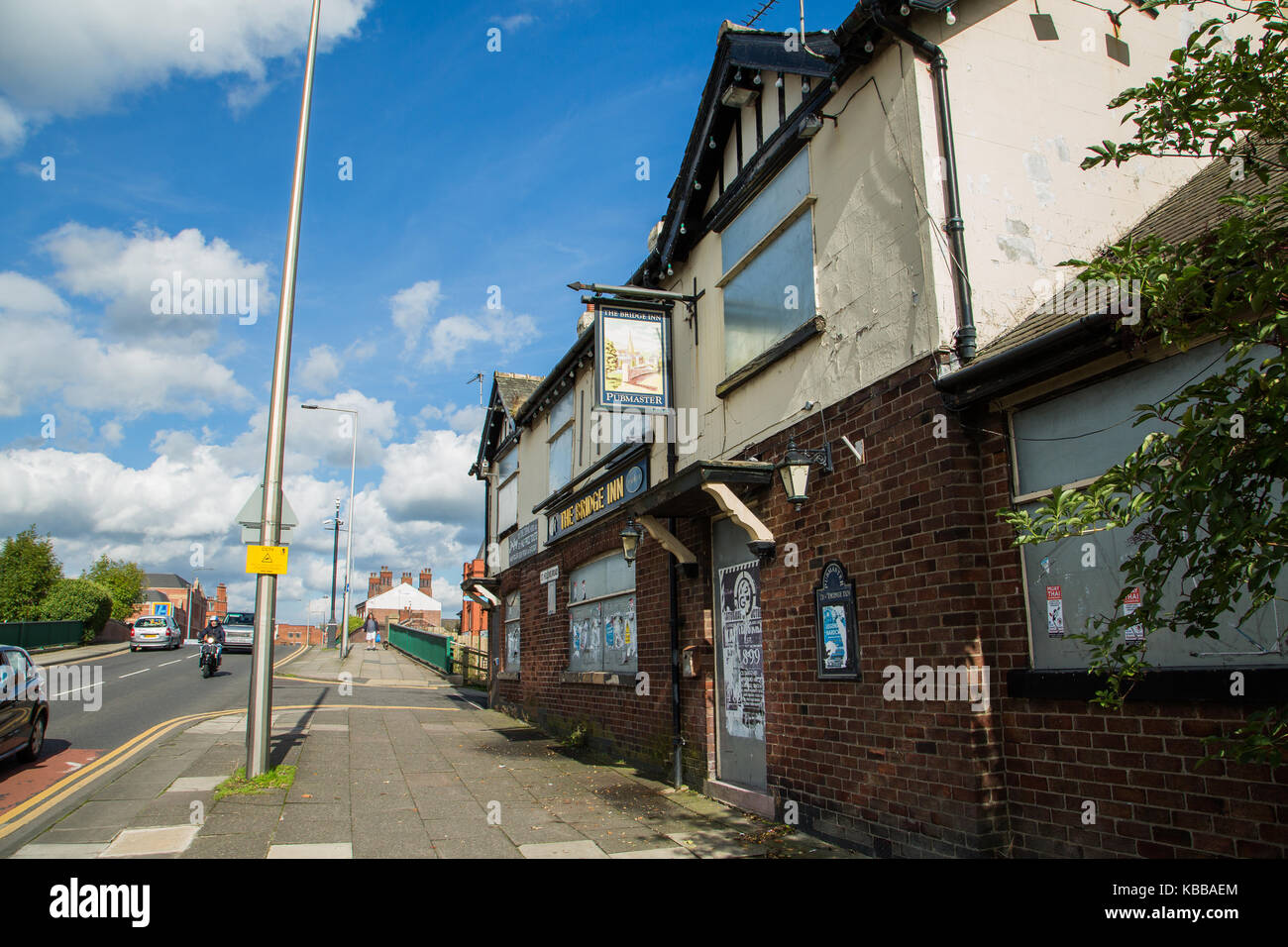 The Bridge Inn Public House In Leigh, England, UK Stock Photo - Alamy