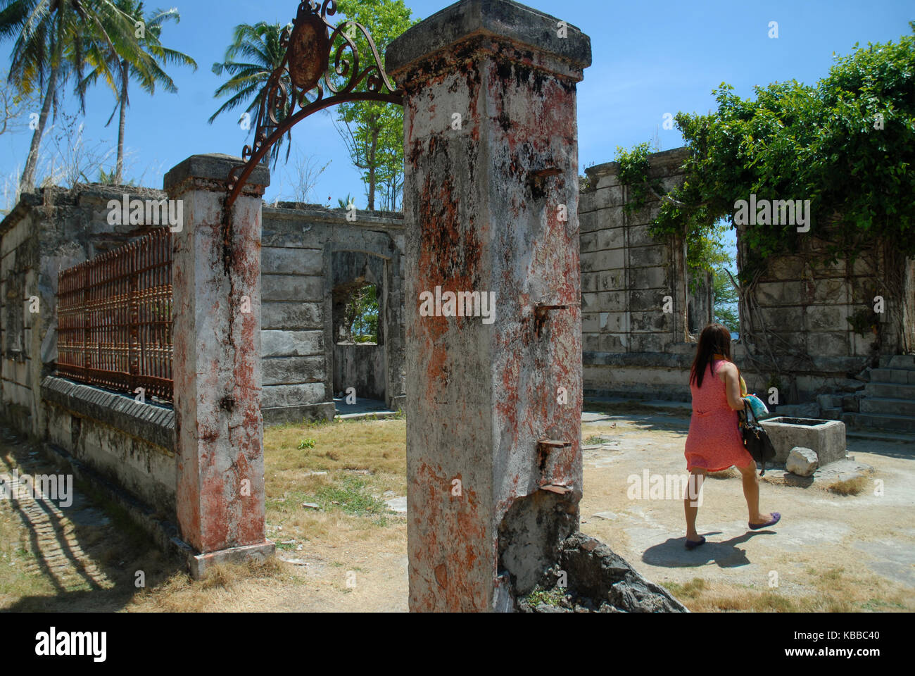 Guisi Lighthouse, Nueva Valencia, Guimaras Island, Philippines Stock ...