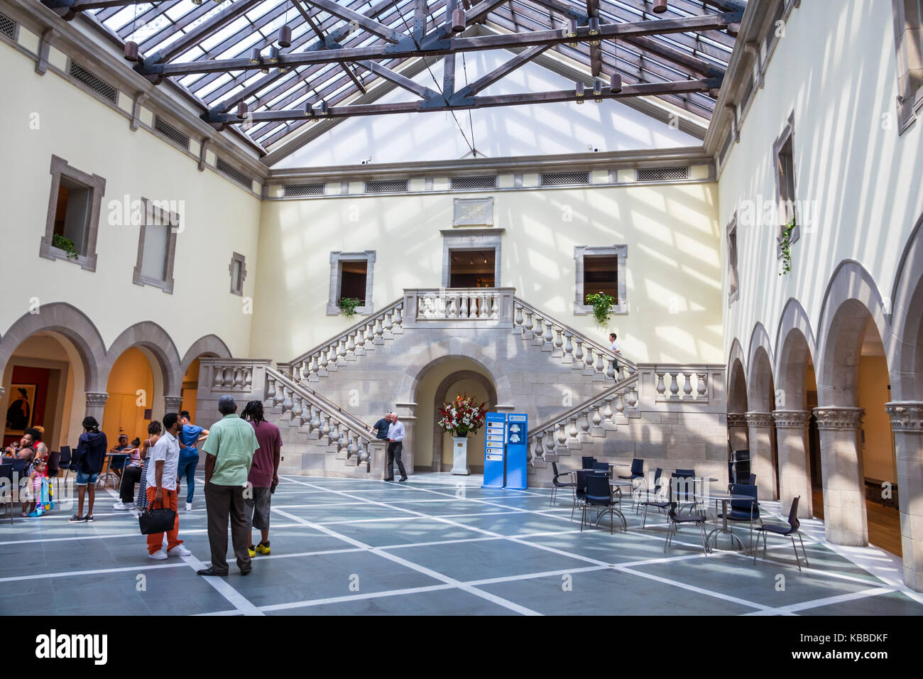 Norfolk Virginia,Chrysler Museum of Art,atrium,staircase,interior ...