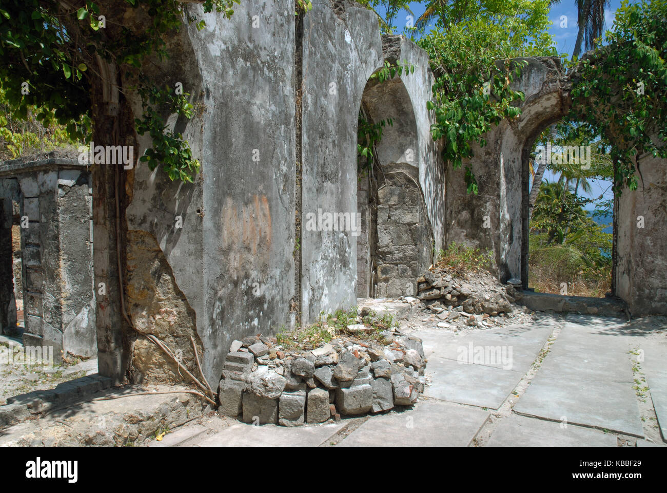 Guisi Lighthouse, Nueva Valencia, Guimaras Island, Philippines Stock ...