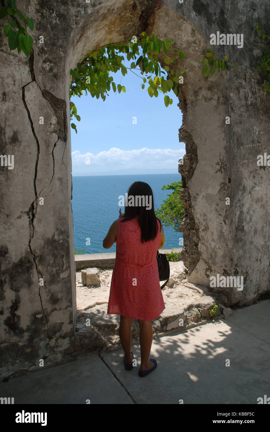Guisi Lighthouse, Nueva Valencia, Guimaras Island, Philippines Stock ...