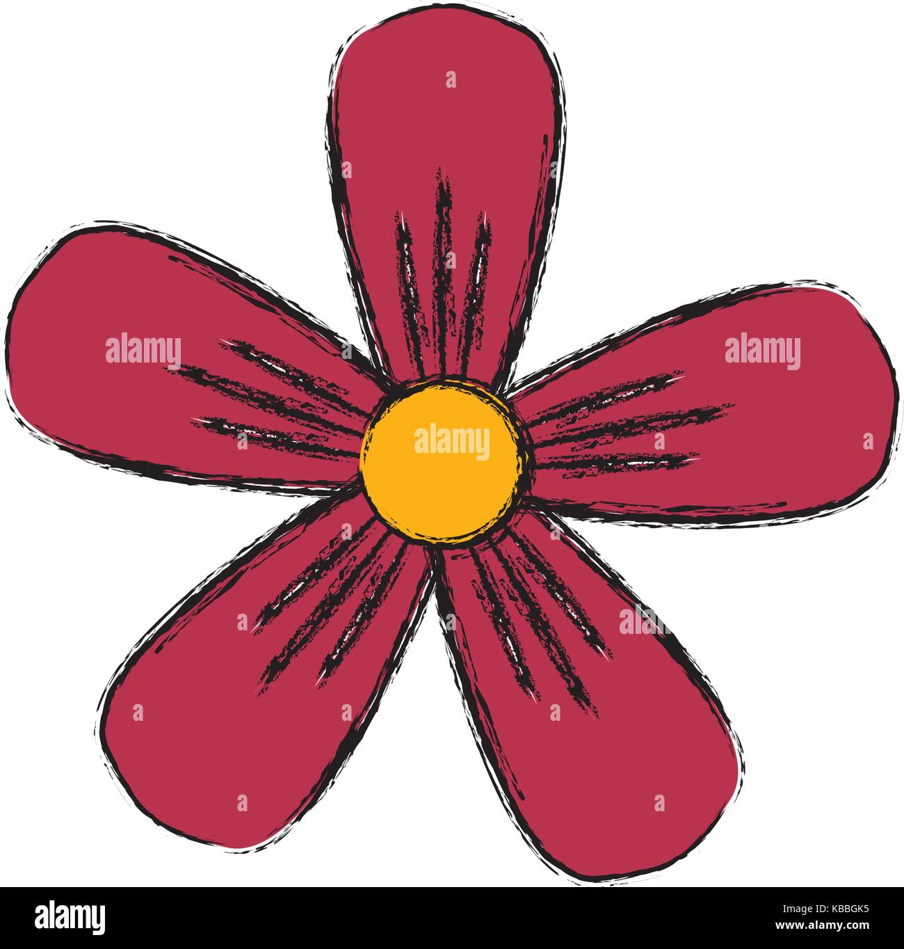 Beautiful flower symbol Stock Vector Image & Art - Alamy