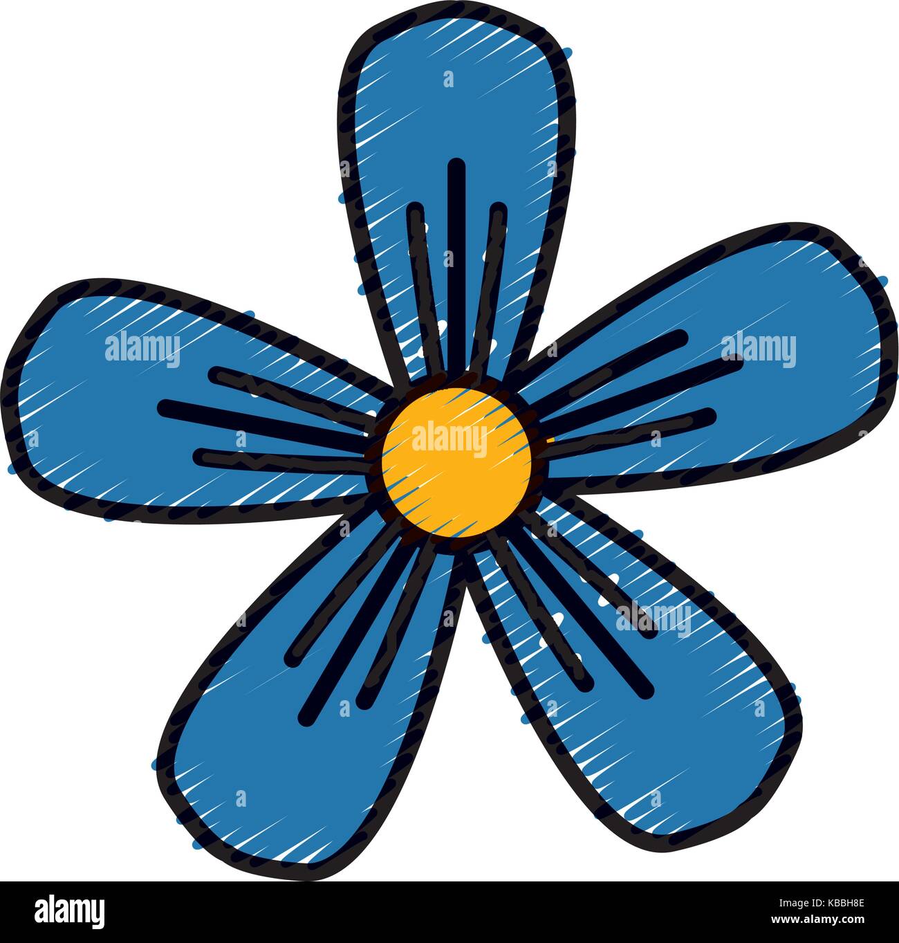 Beautiful flower symbol Stock Vector Image & Art - Alamy
