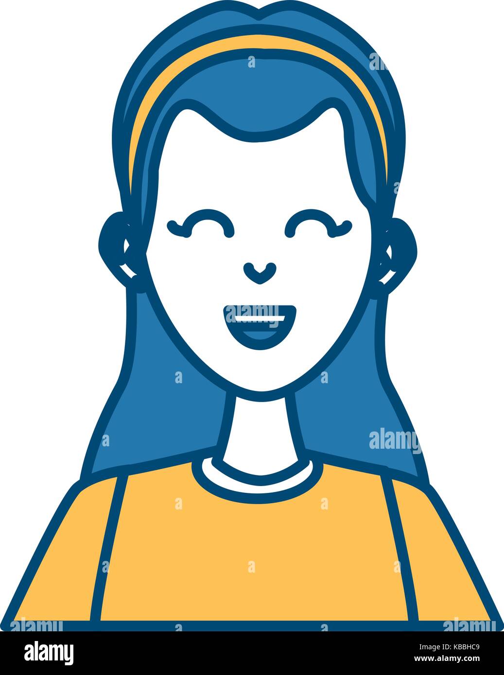 Female yellow young Stock Vector Images - Alamy