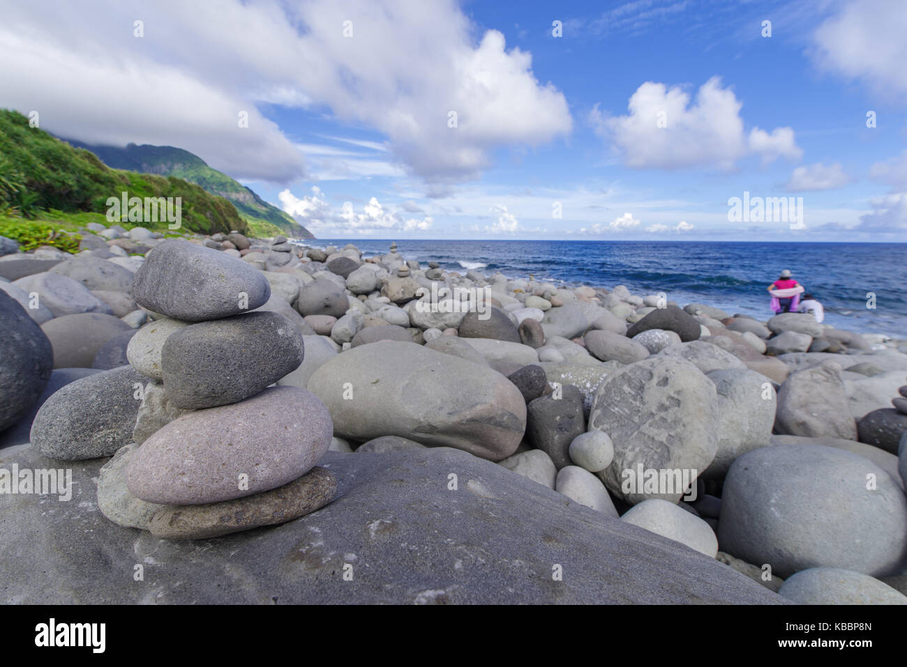 Valugan Boulder Beach in Basco, Batanes, Philippines Stock Photo - Alamy