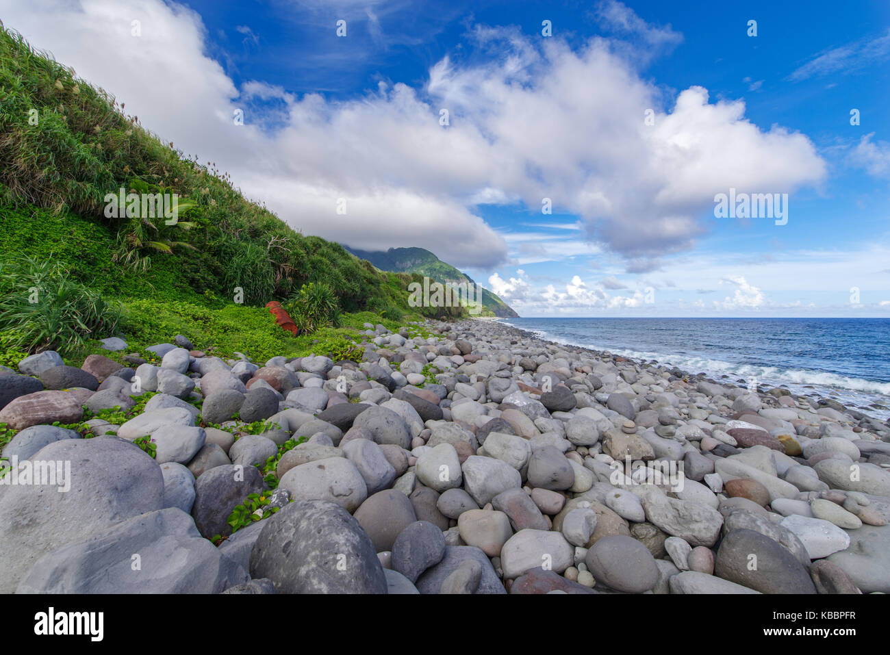 Valugan Boulder Beach in Basco, Batanes, Philippines Stock Photo - Alamy