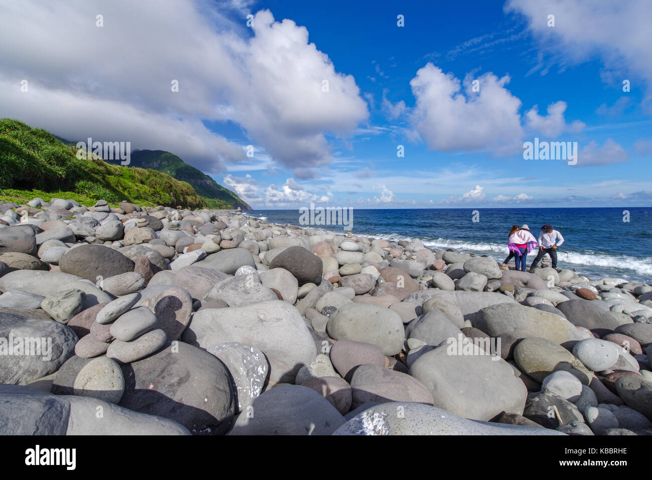 Valugan Boulder Beach in Basco, Batanes, Philippines Stock Photo - Alamy
