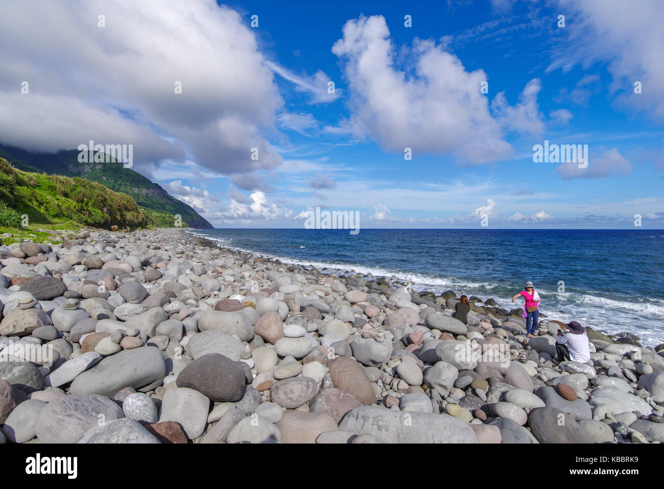 Valugan Boulder Beach in Basco, Batanes, Philippines Stock Photo - Alamy