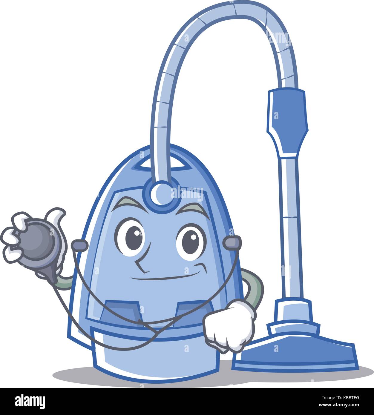 Doctor vacuum cleaner character cartoon Stock Vector Image & Art - Alamy