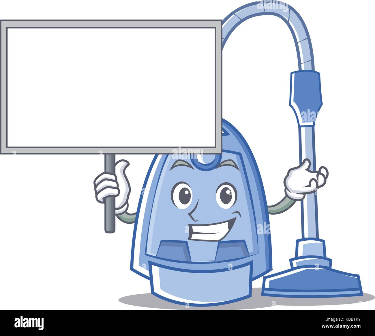 Bring board vacuum cleaner character cartoon Stock Vector Image & Art ...