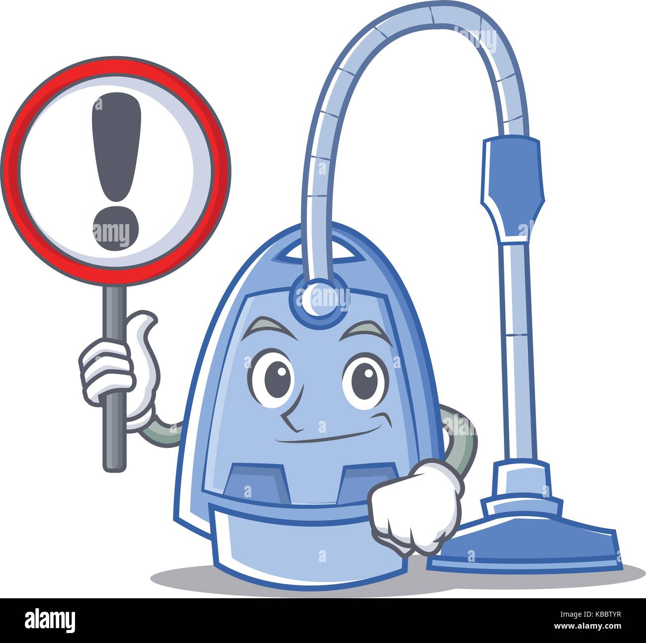 With sign vacuum cleaner character cartoon Stock Vector Image & Art - Alamy