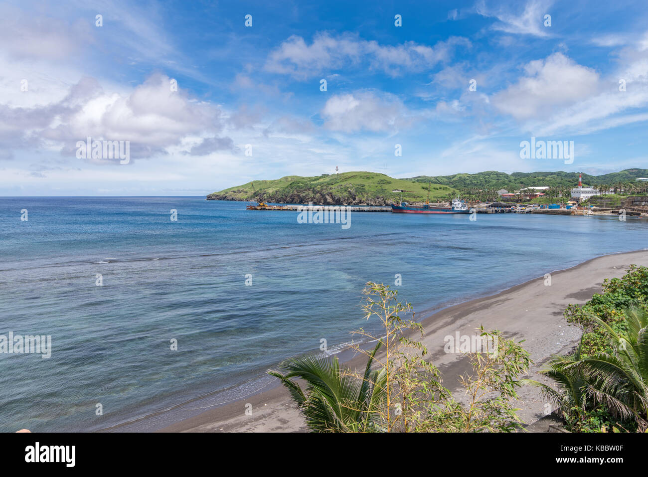 Basco port and beach in Batanes, Philippines Stock Photo - Alamy