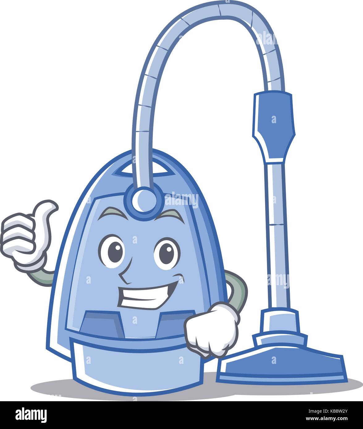 Thumbs up vacuum cleaner character cartoon Stock Vector Image & Art - Alamy