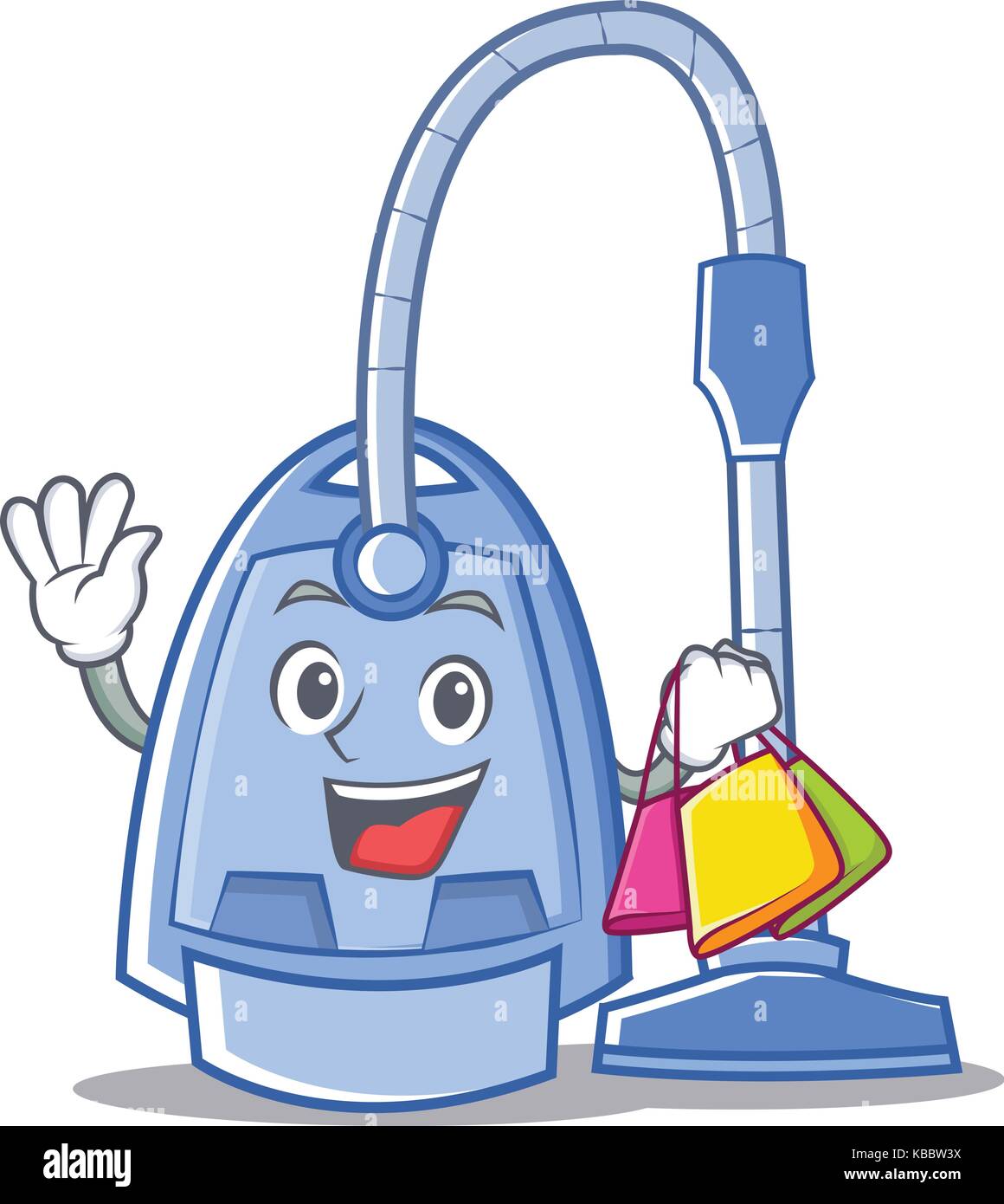 Shopping vacuum cleaner character cartoon Stock Vector Image & Art - Alamy